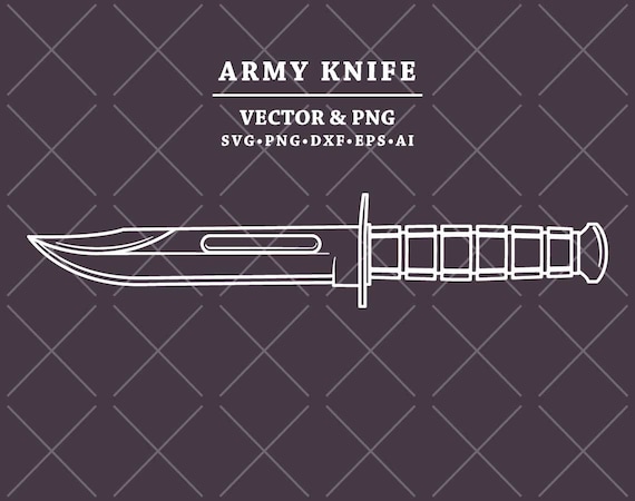 Military Knife Vector