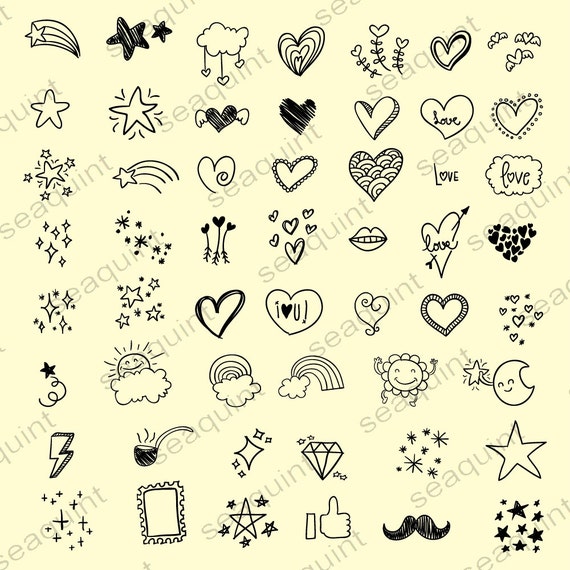 Cute Heart Doodles