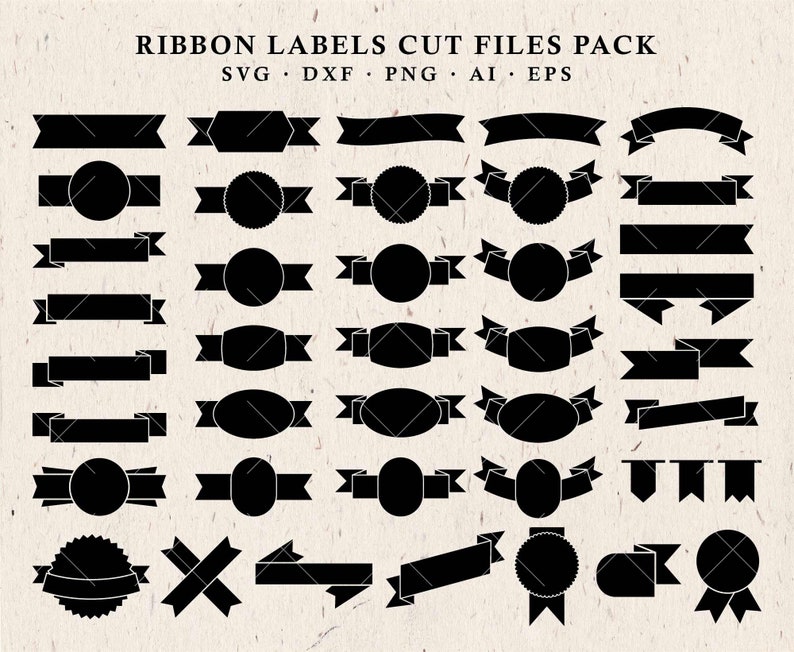 Ribbon Label SVG Cut Files - Ribbon Banner SVG Ribbon SVG Cut File ...