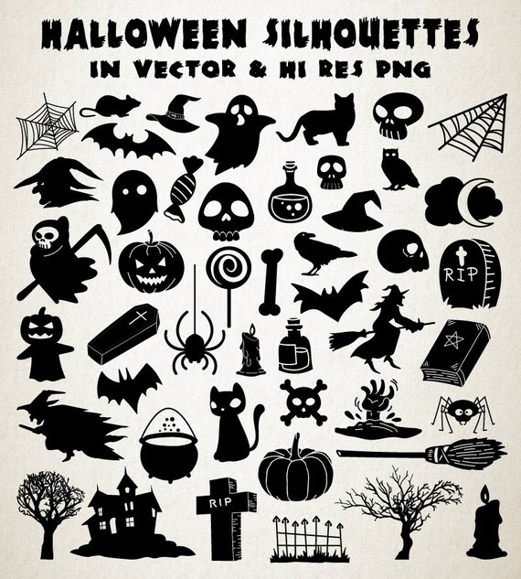 Halloween Silhouette Clip Art