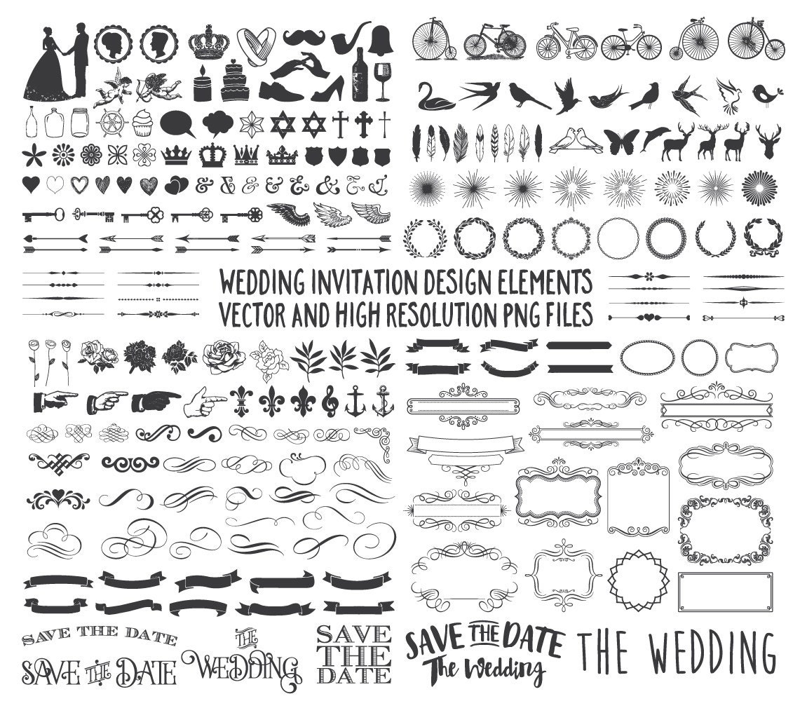 Wedding Vector Elements