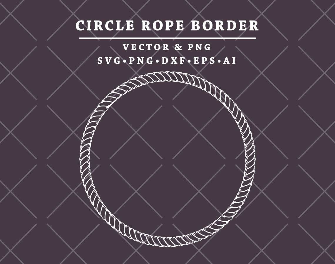 Rope SVG Cut Files Border SVG Rope Borders SVG. Border Rope - Etsy UK