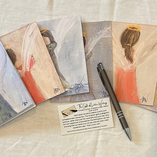 Angel Note Cards - Etsy