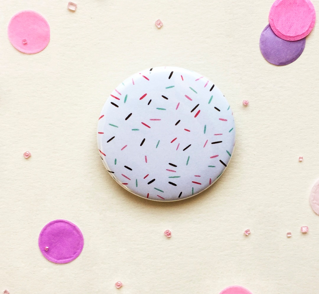 Patterned Badge Birthday Party Favours Button Badge 38mm Badge Cute ...