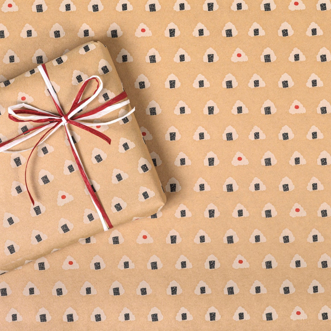 Rice Ball Wrapping Paper/craft Paper/ 5sheets - Etsy
