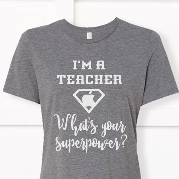 I Teach Superpower - Etsy