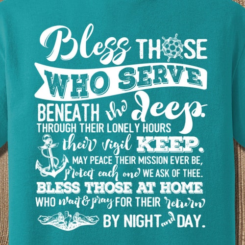 Submariner's Prayer Submariner's Hymn Bless My | Etsy
