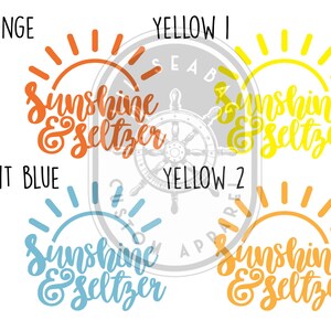 Sunshine and Seltzer, Comfort Color, Summer Party, Pocket Tee - Etsy