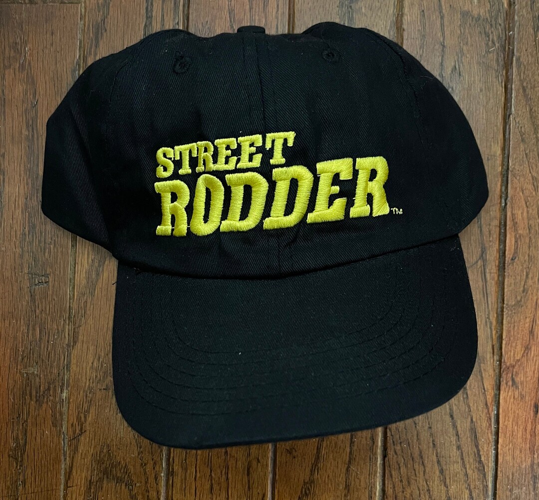 Vintage 90s Street Rodder Hot Rod Car Auto Automotive Strapback Hat ...