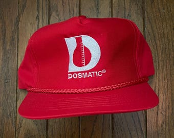 Vintage 80s Mesh Trucker Rope Hat Latin Do You Want A Cold One Red ...