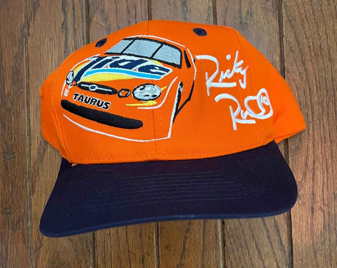 Vintage 90s Deadstock Tide Racing Team Ricky Rudd Strapback Hat ...