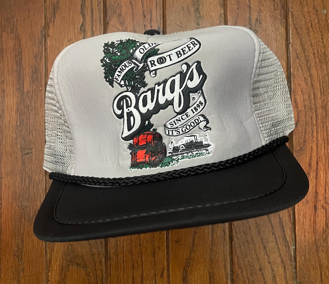 Vintage 90s Barq's Root Beer Trucker Hat Snapback Hat Baseball Cap - Etsy