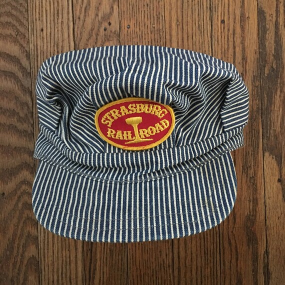 vintage train conductor cap - Gem