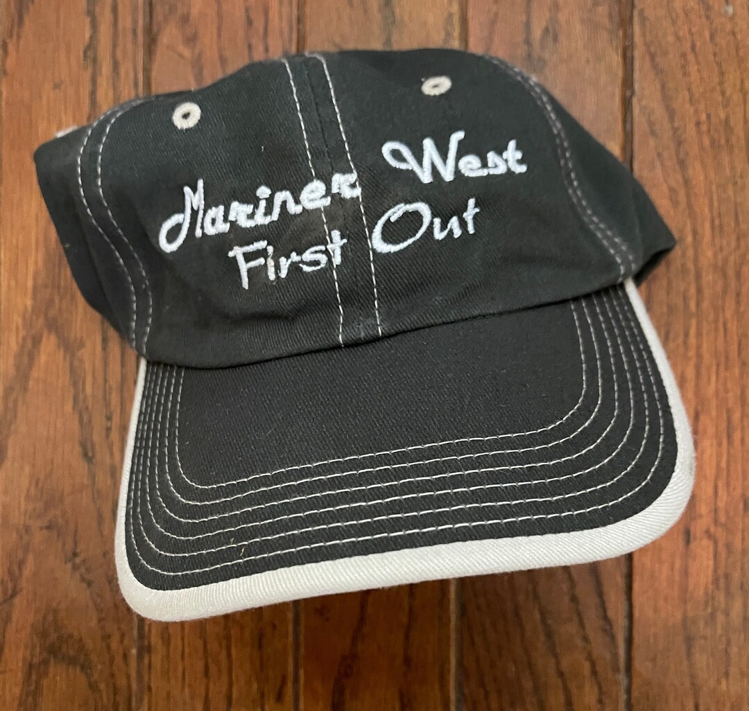 Vintage 90s Minimal Mariner West Strapback Hat Baseball Cap - Etsy