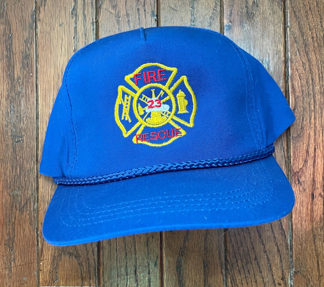 Vintage Trucker Hat Snapback Baseball Cap Fire Rescue 23 - Etsy