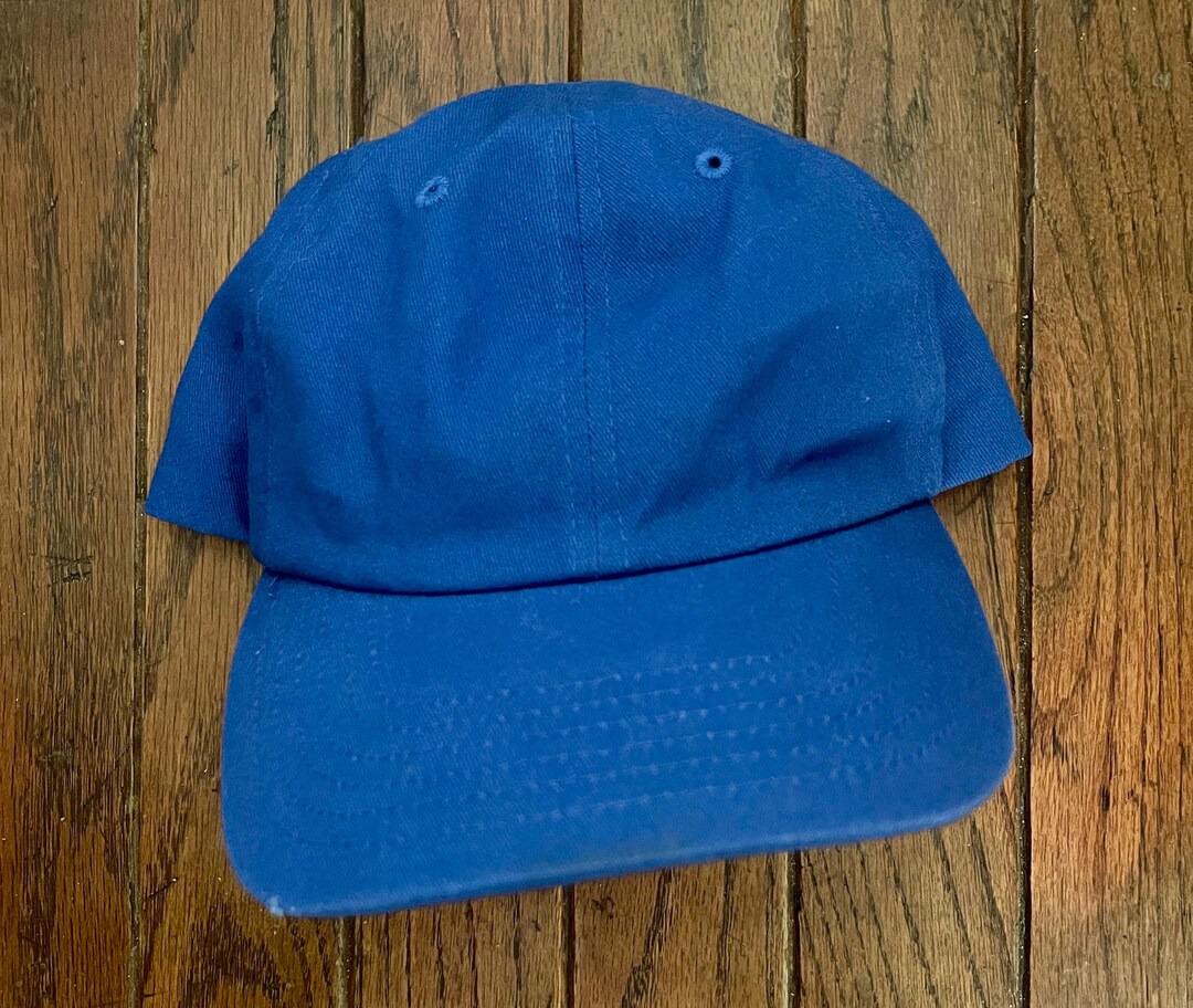 Vintage 90s Minimal Unstructured Blank Strapback Hat Baseball Cap - Etsy
