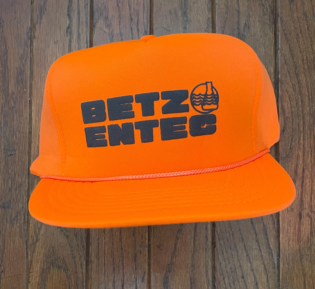 Vintage Blaze Orange BETZ Trucker Hat Snapback Hat Baseball Cap - Etsy