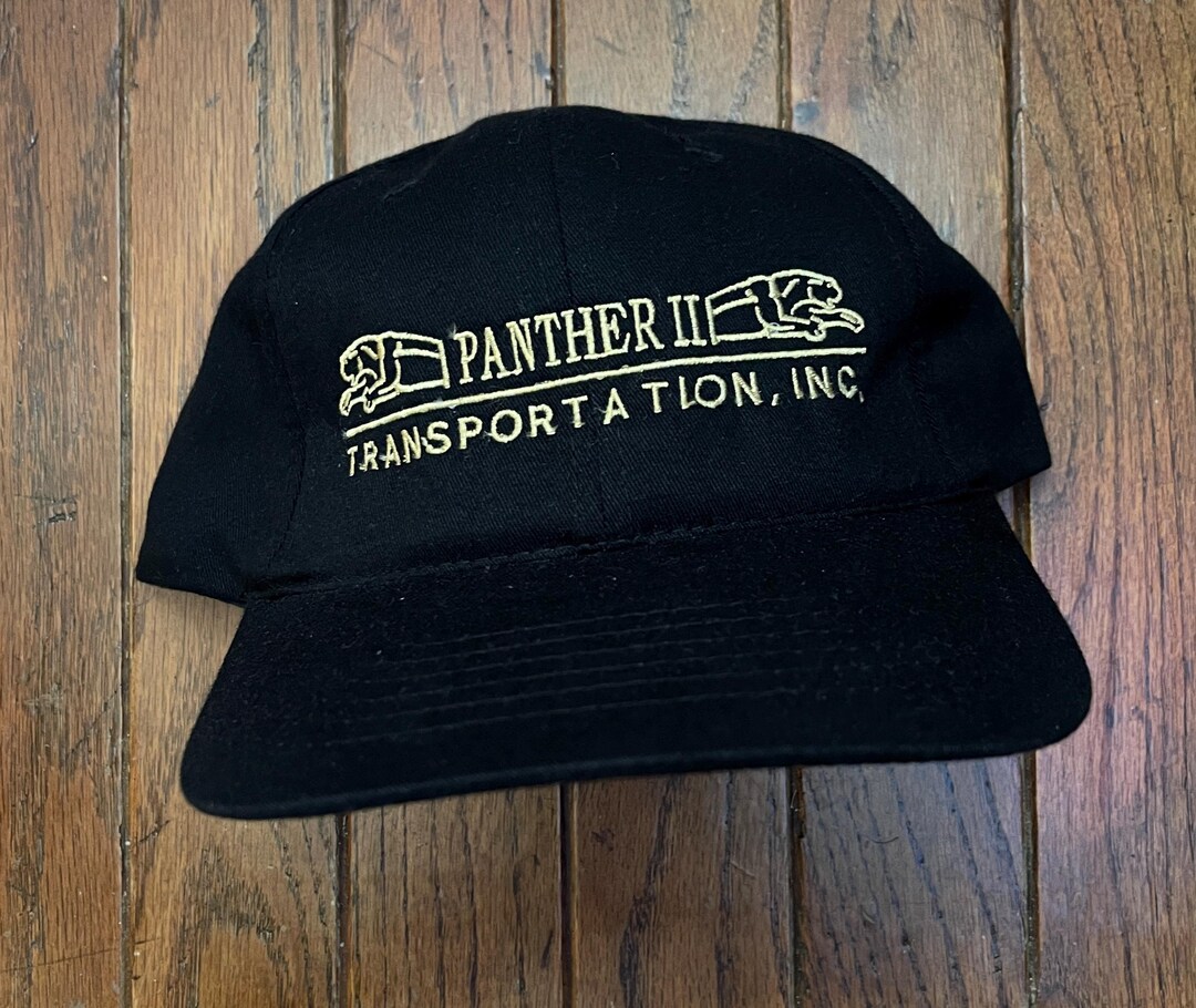 Vintage 90s Panther Transportation Strapback Hat Baseball Cap - Etsy