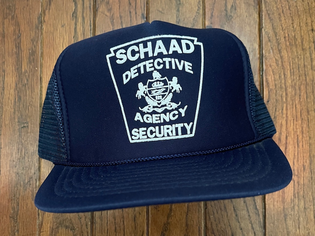 Vintage 80s 90s Schaad Detective Agency Trucker Hat Snapback - Etsy