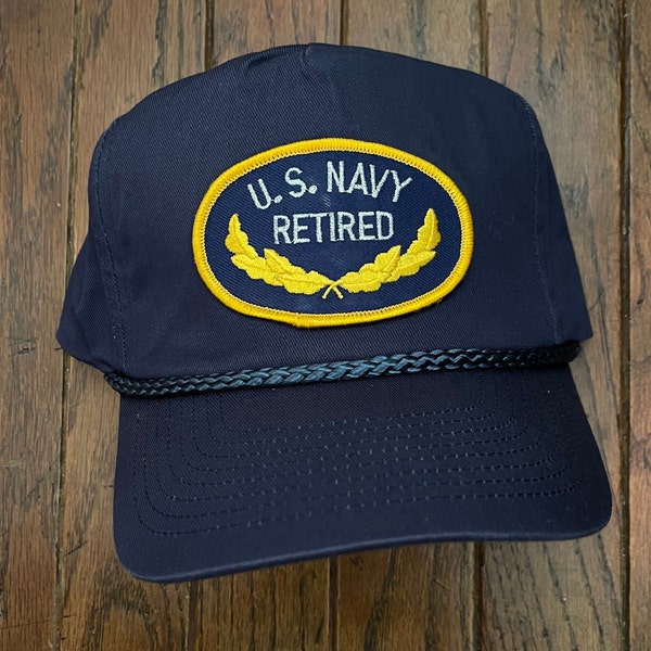 Us Navy Retired Cap - Etsy