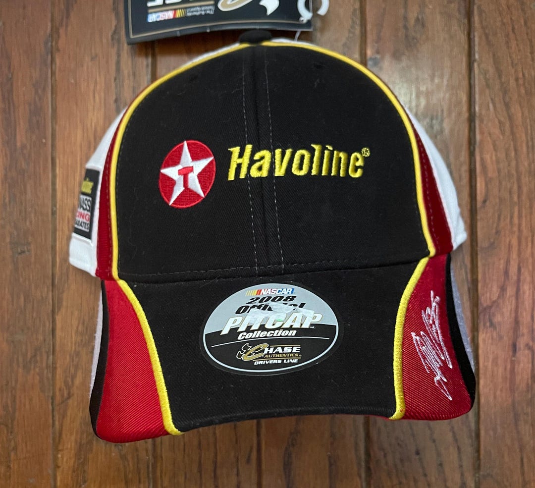 Vintage Deadstock Texaco Havoline Nascar Racing Strapback Hat Baseball ...