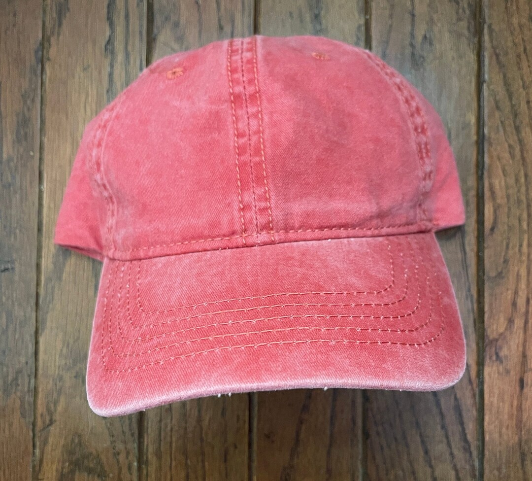 Vintage 90s Minimal Unstructured Blank Strapback Hat Baseball Cap - Etsy