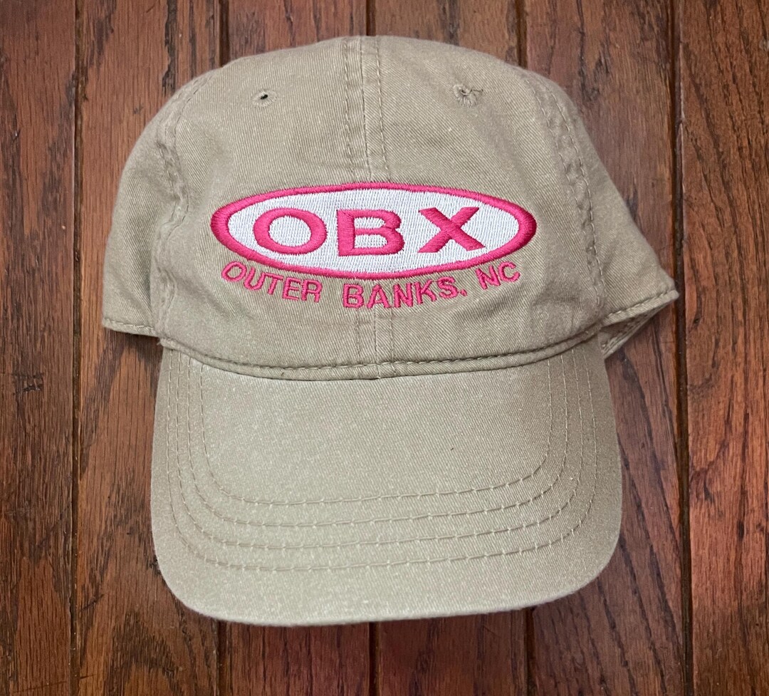 Vintage 90s Minimal Outer Banks North Carolina OBX Strapback Hat ...