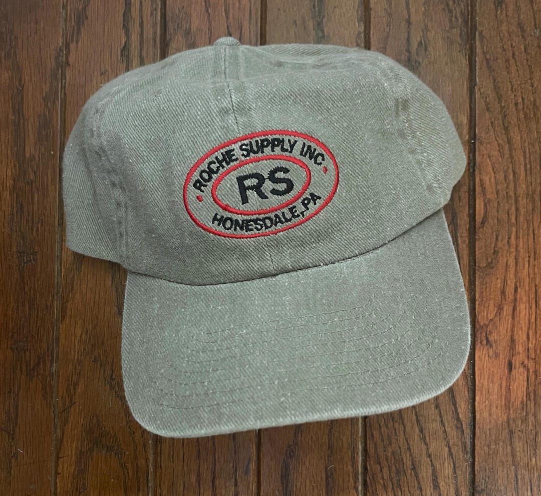 Vintage 90s Washed Out Minimal Unstructured Roche Supply Honesdale ...