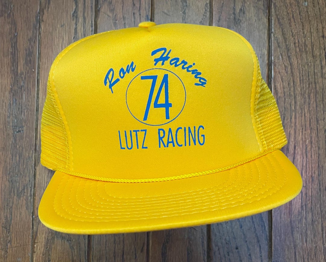 Vintage Trucker Hat Snapback Baseball Cap Ron Haring 74 Lutz Racing - Etsy