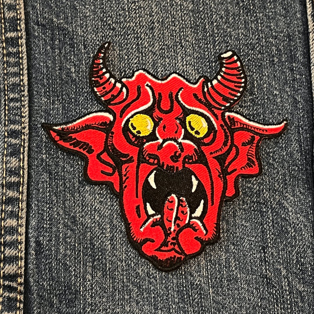 Devil Guy Patch - Etsy