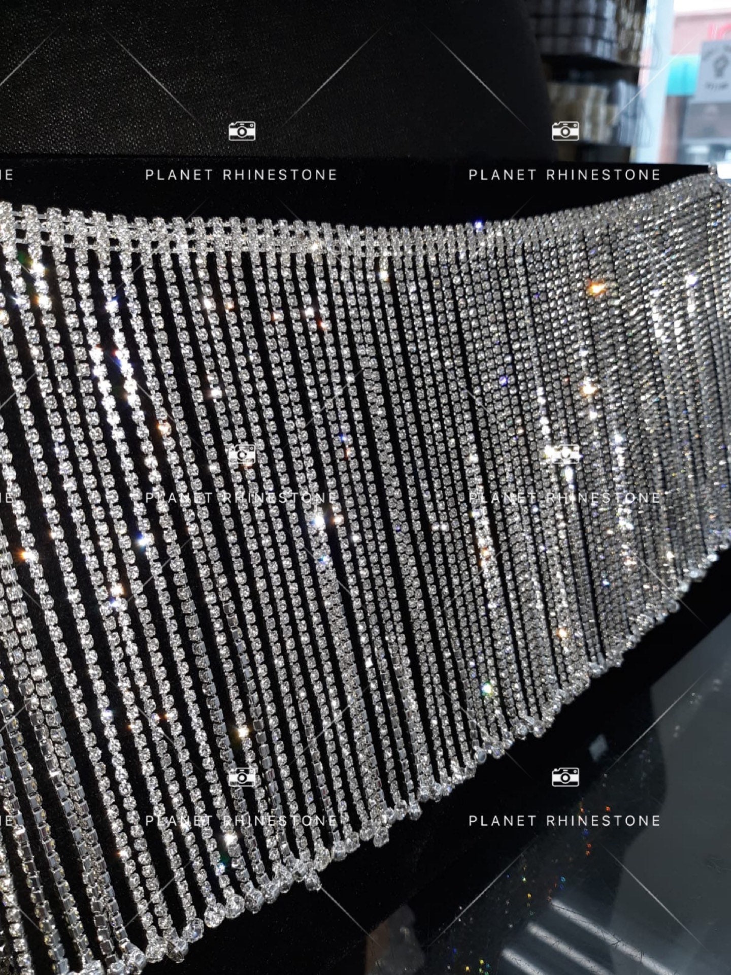 6 Fringe Rhinestone Fringe Crystal Trim - Etsy