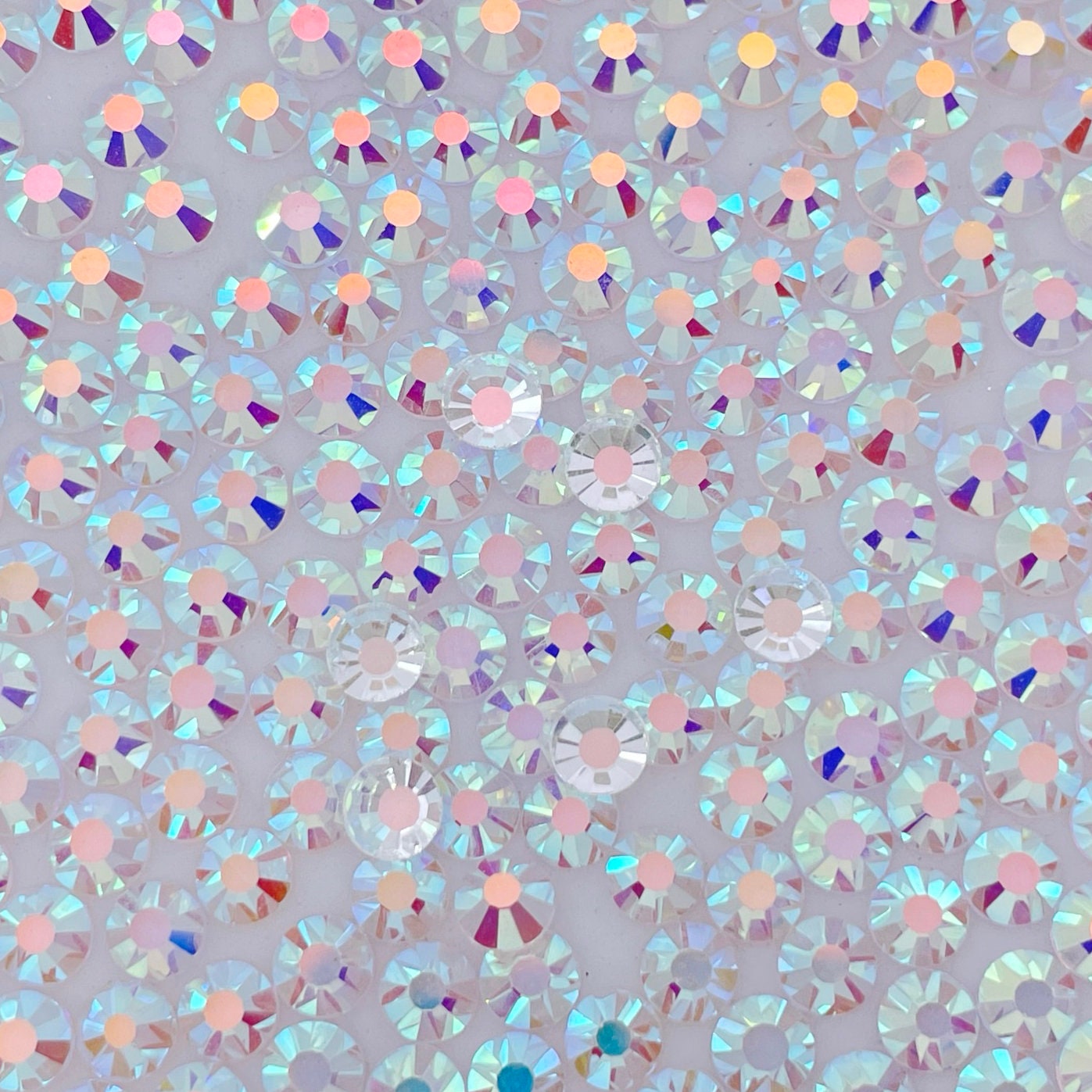 Transparent AB Glass Rhinestones Wholesale Rhinestones - Etsy