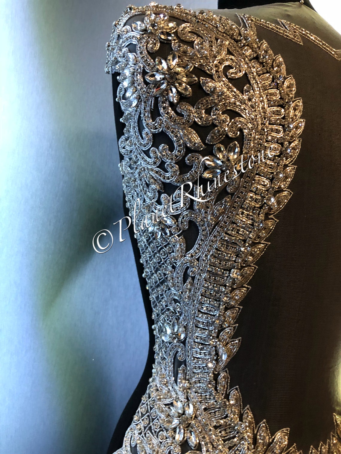 Zoe Crystal Beaded Bodice - Etsy