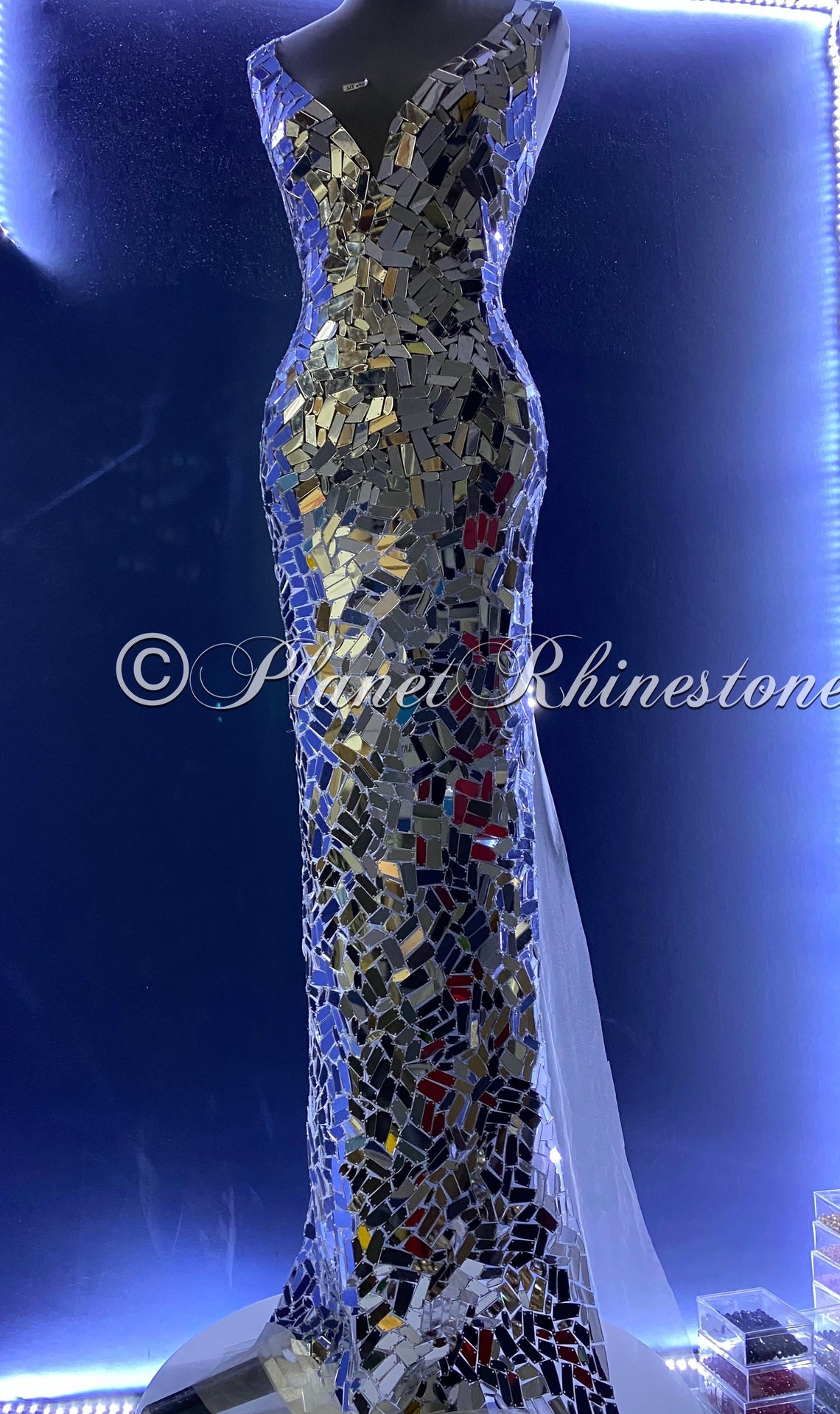 Mirror Bodice Applique | Ball Gown DIY | Mirror Applique ( This is Not ...