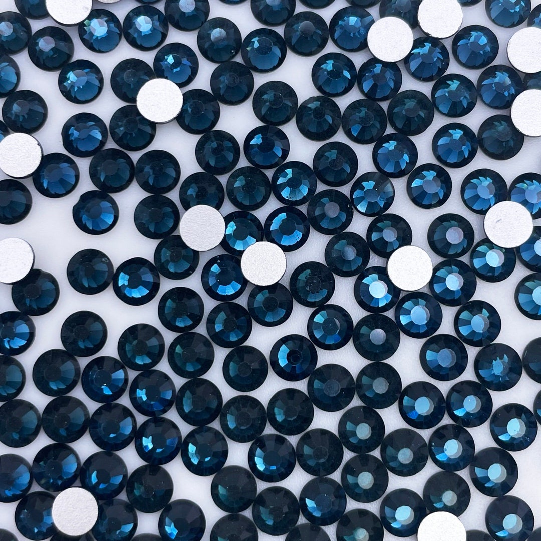 Montana ( Navy ) Glass Flatback Rhinestones 1440pcs SS6 SS10 SS12 SS16 ...