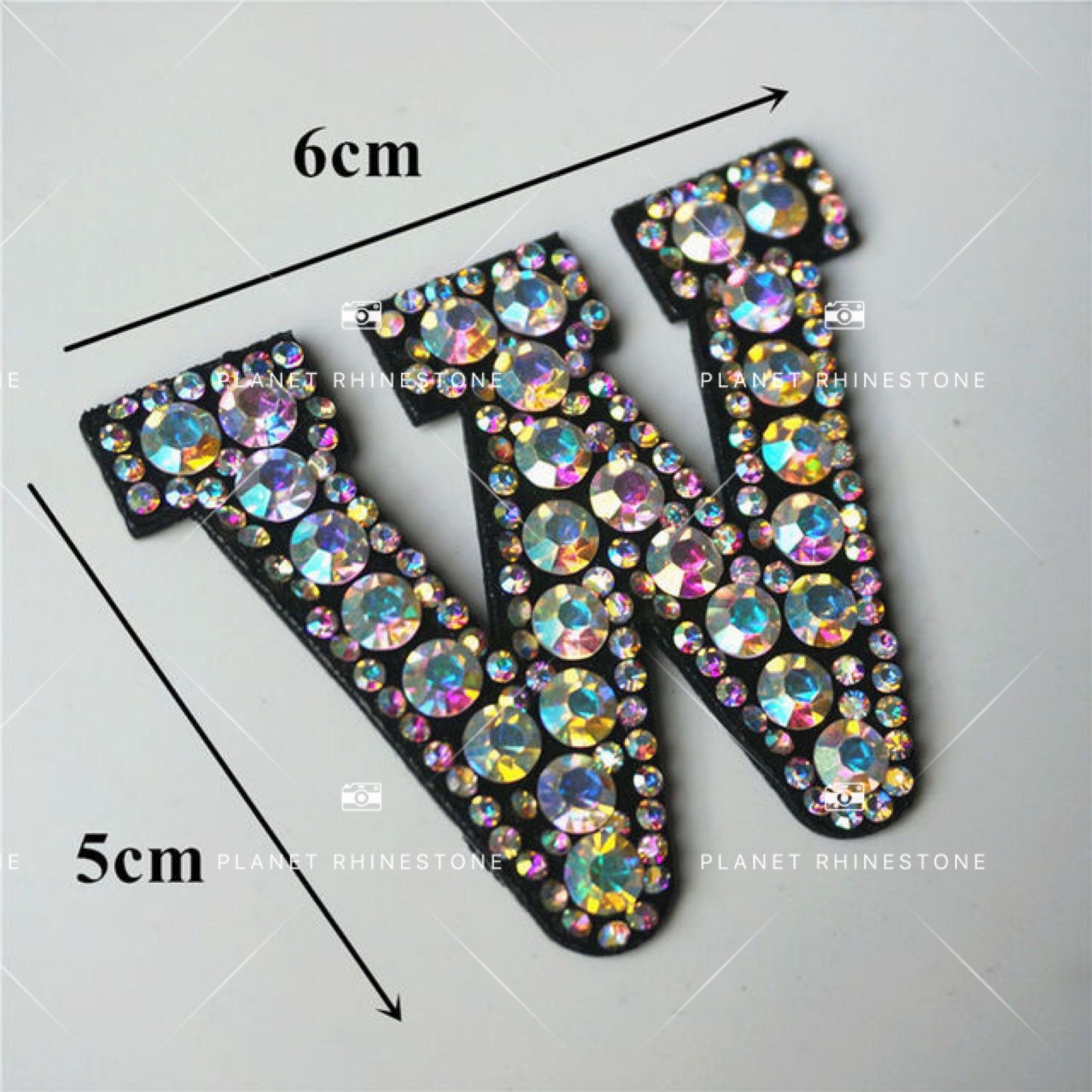 2 AB Rhinestone Iron on Letters Iron on Numbers - Etsy Australia