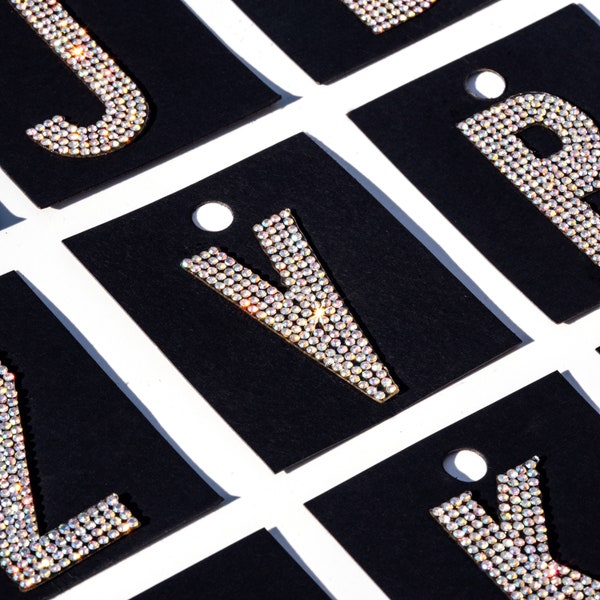 Crystal Letters - Etsy