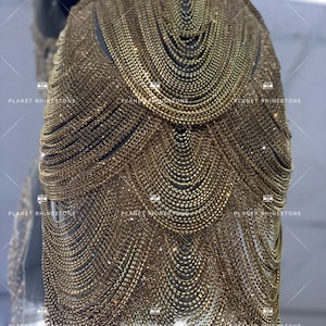 Crystal Application | Golden Queen Bodice - Etsy