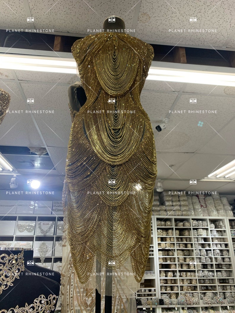 Crystal Application | Golden Queen Bodice - Etsy