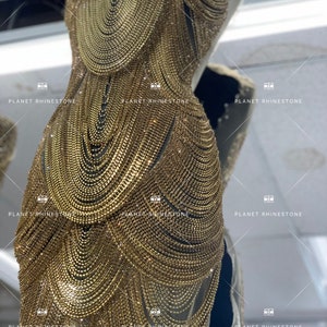 Crystal Application | Golden Queen Bodice - Etsy