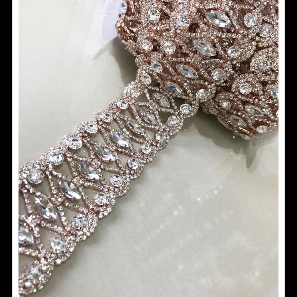 Rhinestone Trim - Etsy