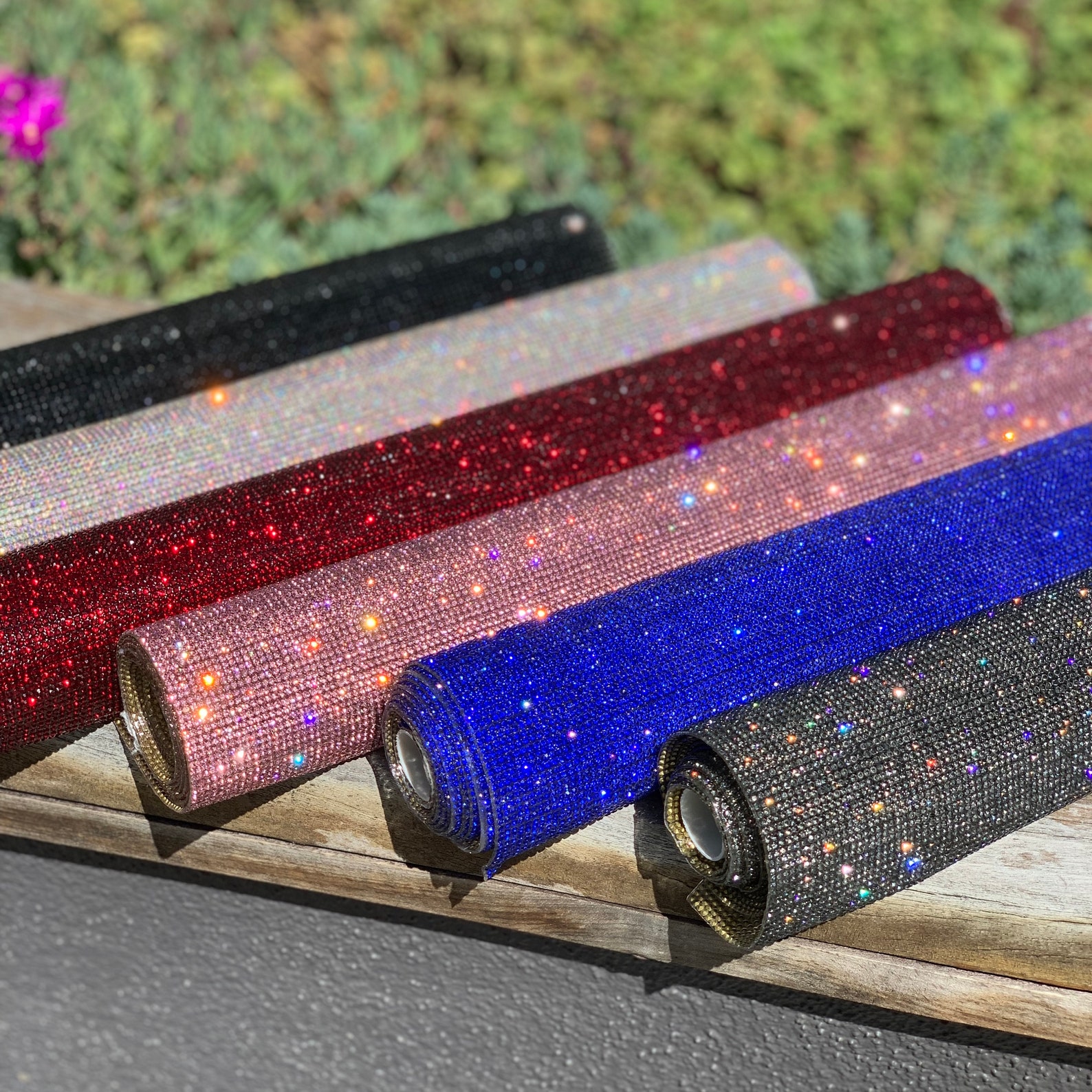 Large SS6 Hotfix Rhinestone Sheet | 2MM Glass Rhinestone Mesh | Iron on ...