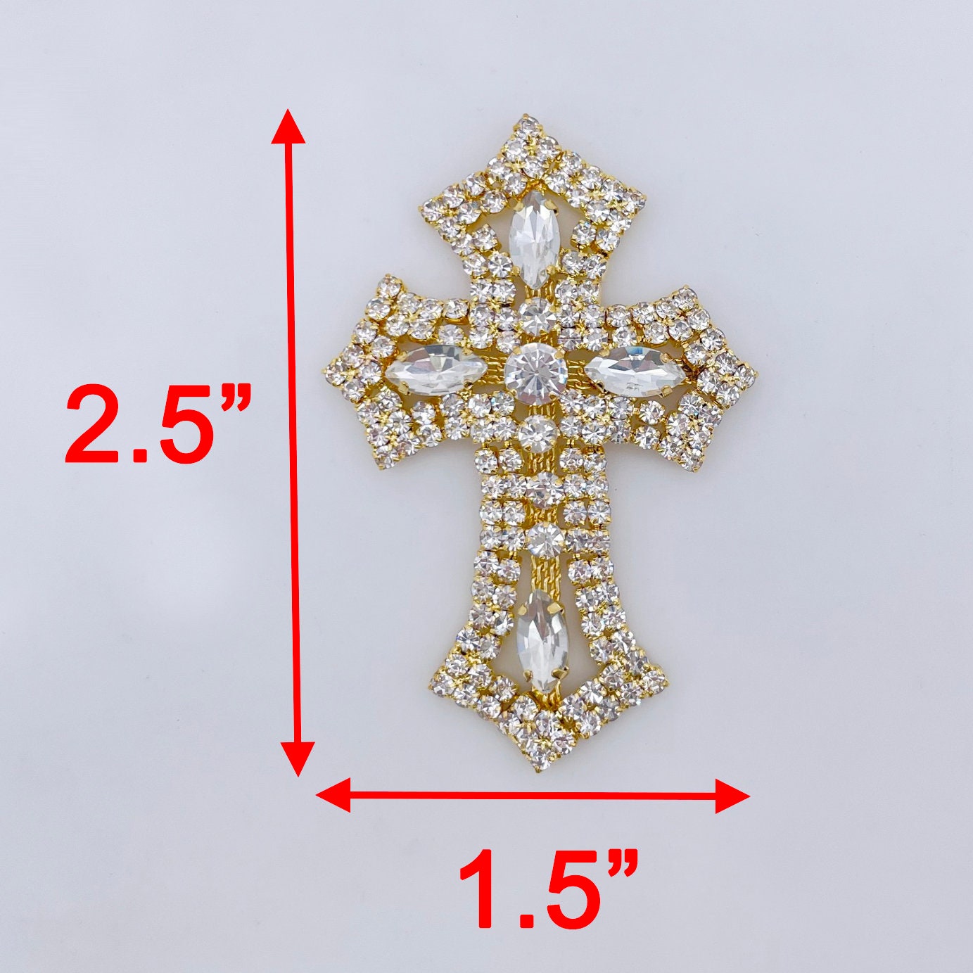 Patterns Baptism DIY Cross Mask Gold/silver Cross Applique CR ...