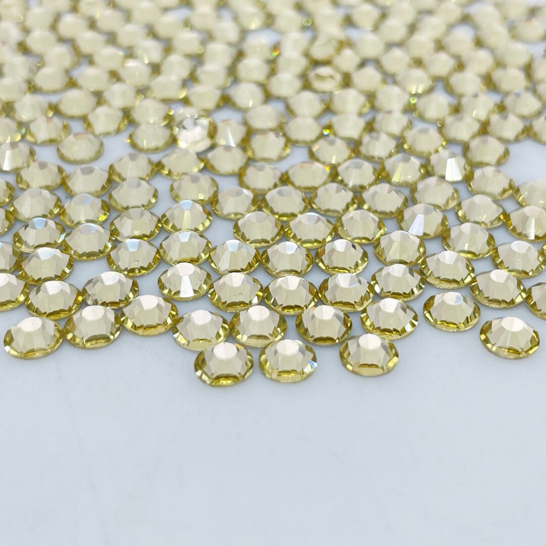 Jonquil Glass Rhinestones | Flat Back Rhinestones| Glass Crystals| Non ...
