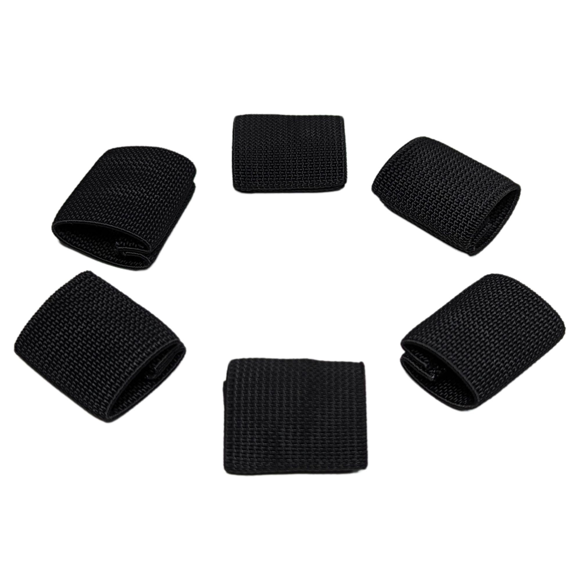 Mil-spec Molle Backpack Webbing Belt Elastic Cinch Strap Keepers 6-pack ...