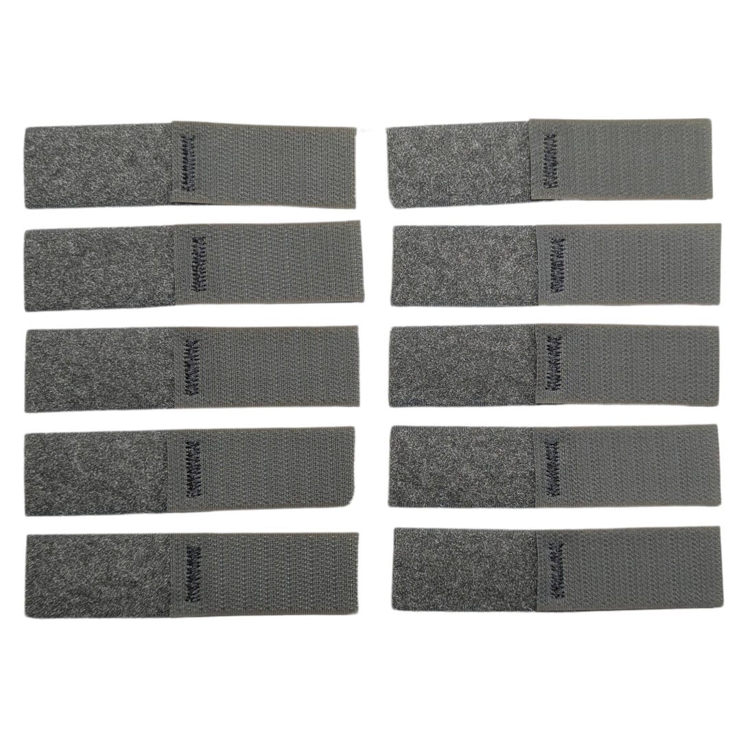 10 Pack Mil-spec 1" MOLLE Hook and Loop Backpack Webbing Cinch Strap ...