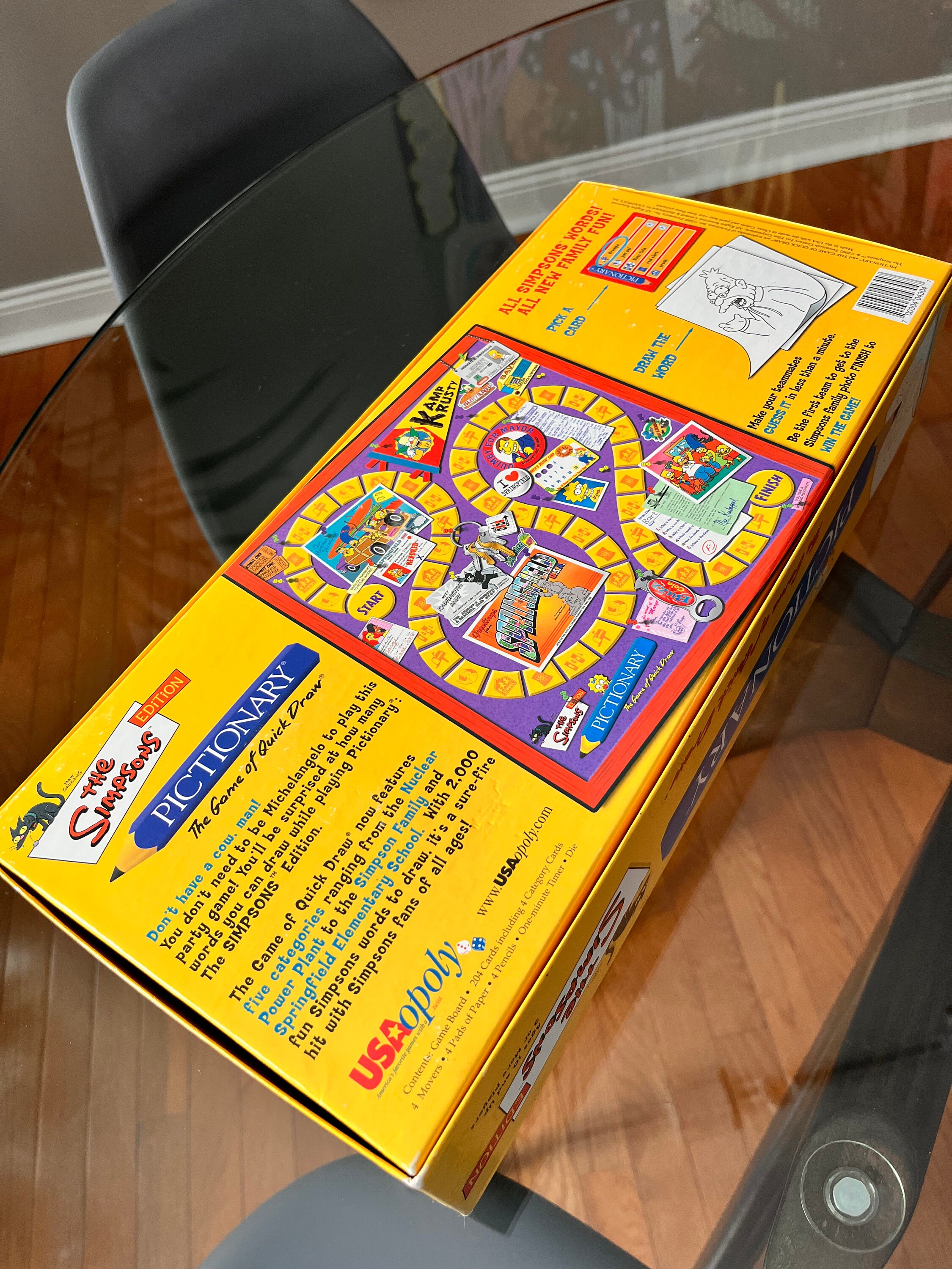 Vintage Simpsons Pictionary Board Game 2002 Complete - Etsy