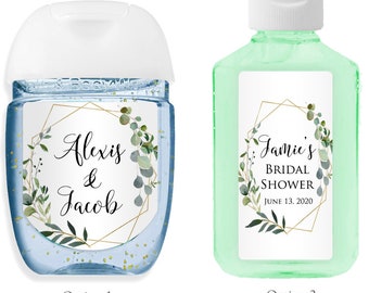Wedding purell label | Etsy