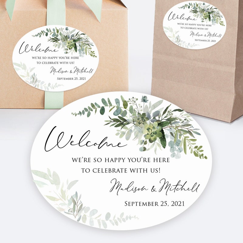 Welcome Bag Sticker - Etsy