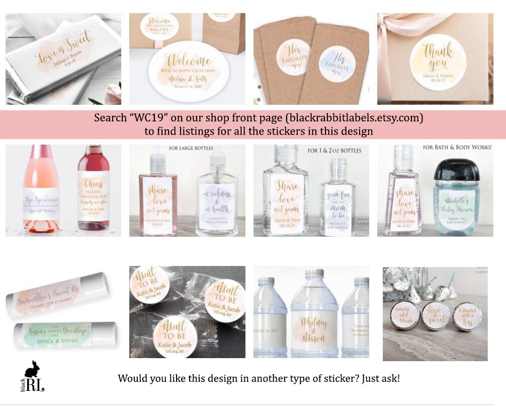 Printed Labels for Full Size Candy Bar Chocolate Bar Stickers | Etsy